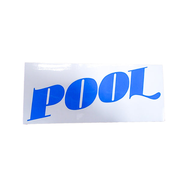 Blue "Pool" Replacement Decal – Good Ideas